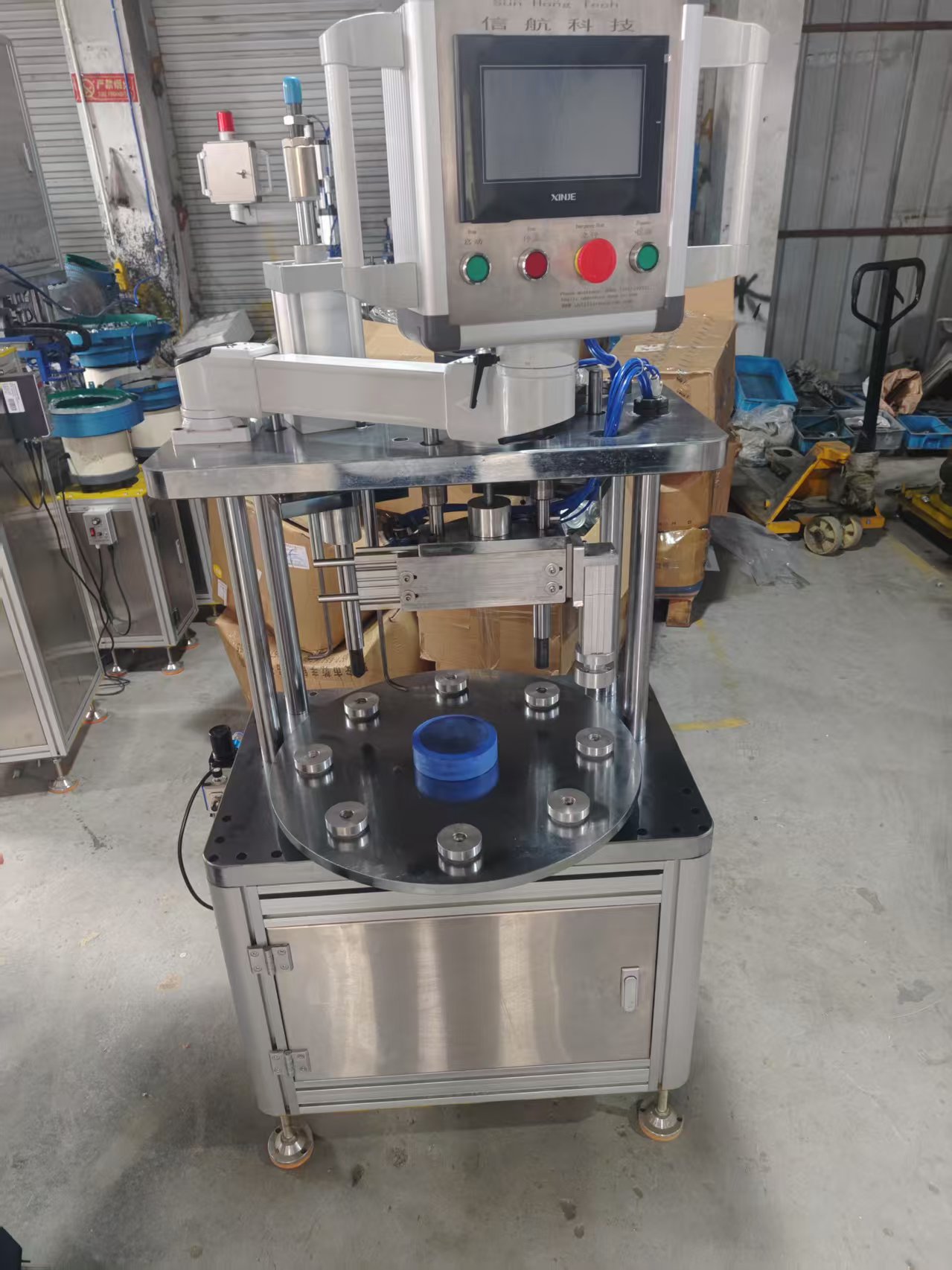 Automatic and Manual Bypass Valve Assembly Machine